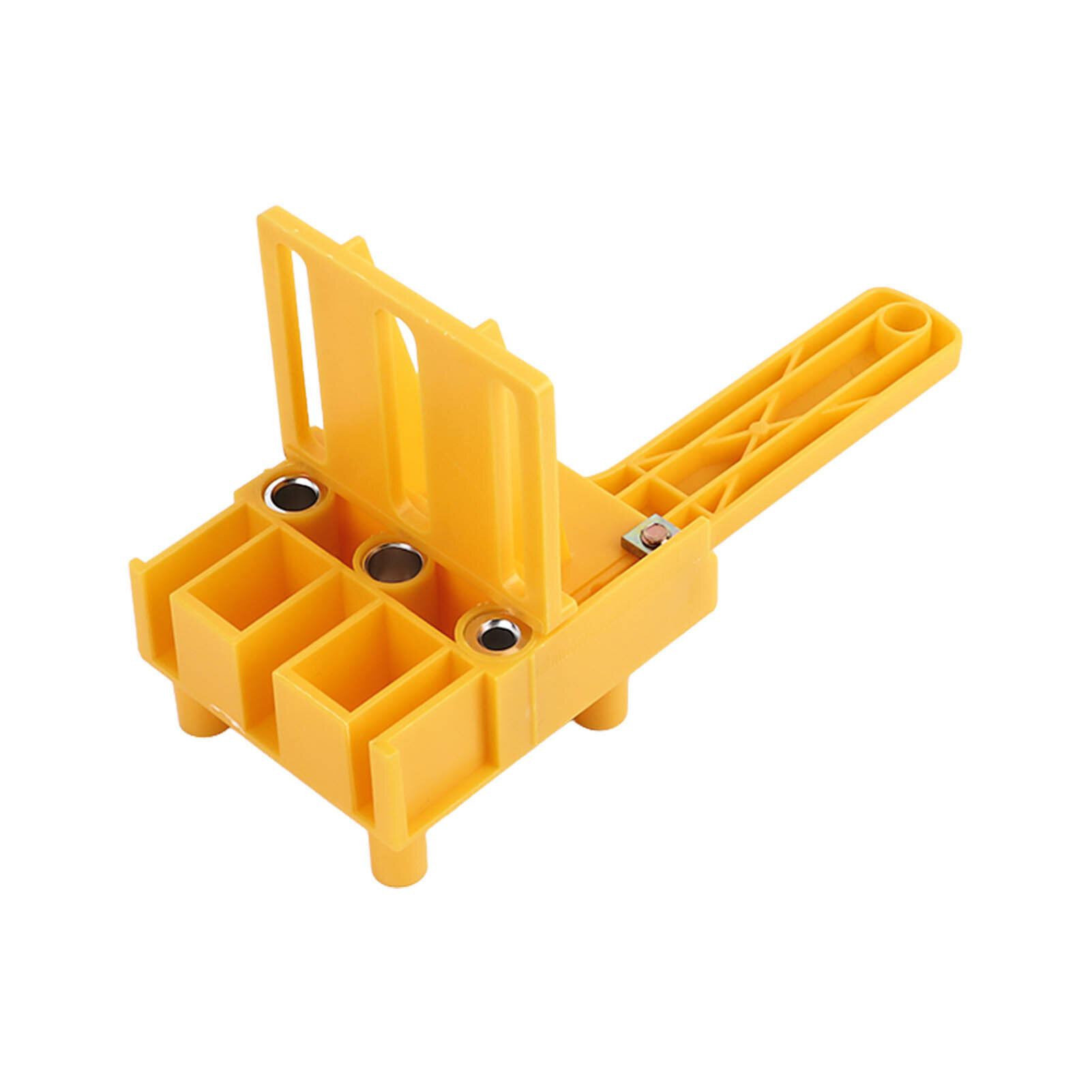 44Pcs Straight Hole Locator Set Plastic Wood Multifunctional Drilling Positioner for Furniture Construction — фото 1