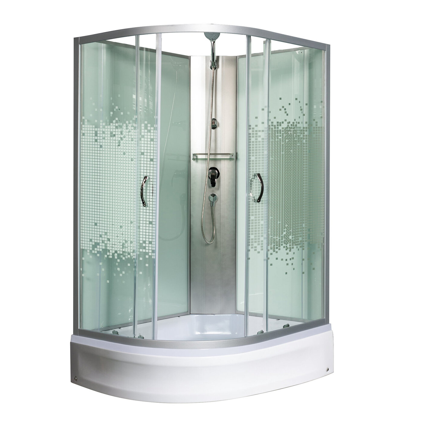 Душевая кабина Мономах Б/К 110/80/24 МЗ R без крыши