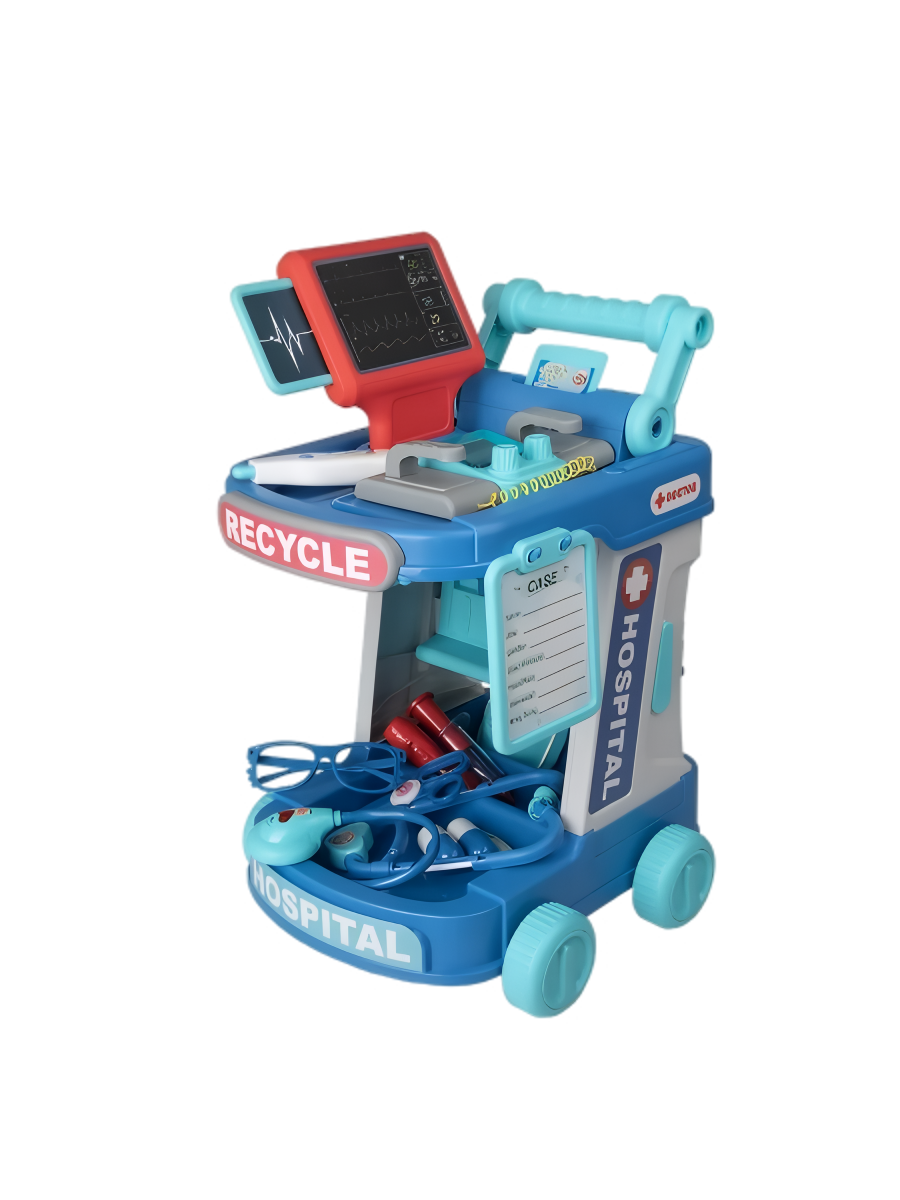 Игровой набор "Реанимация" Amore Bello JB0213984, для девочек и мальчиков, с тележкой