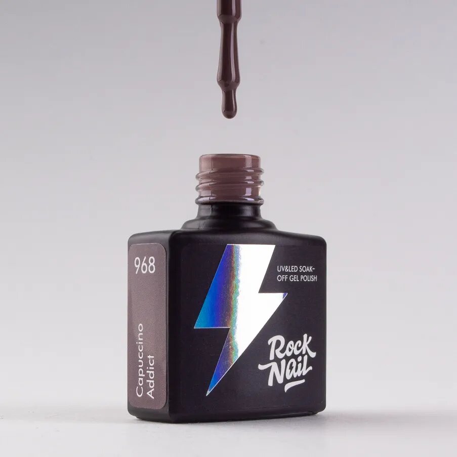 Гель-лак RockNail №968 Choco (Capuccino Addict) 10 мл