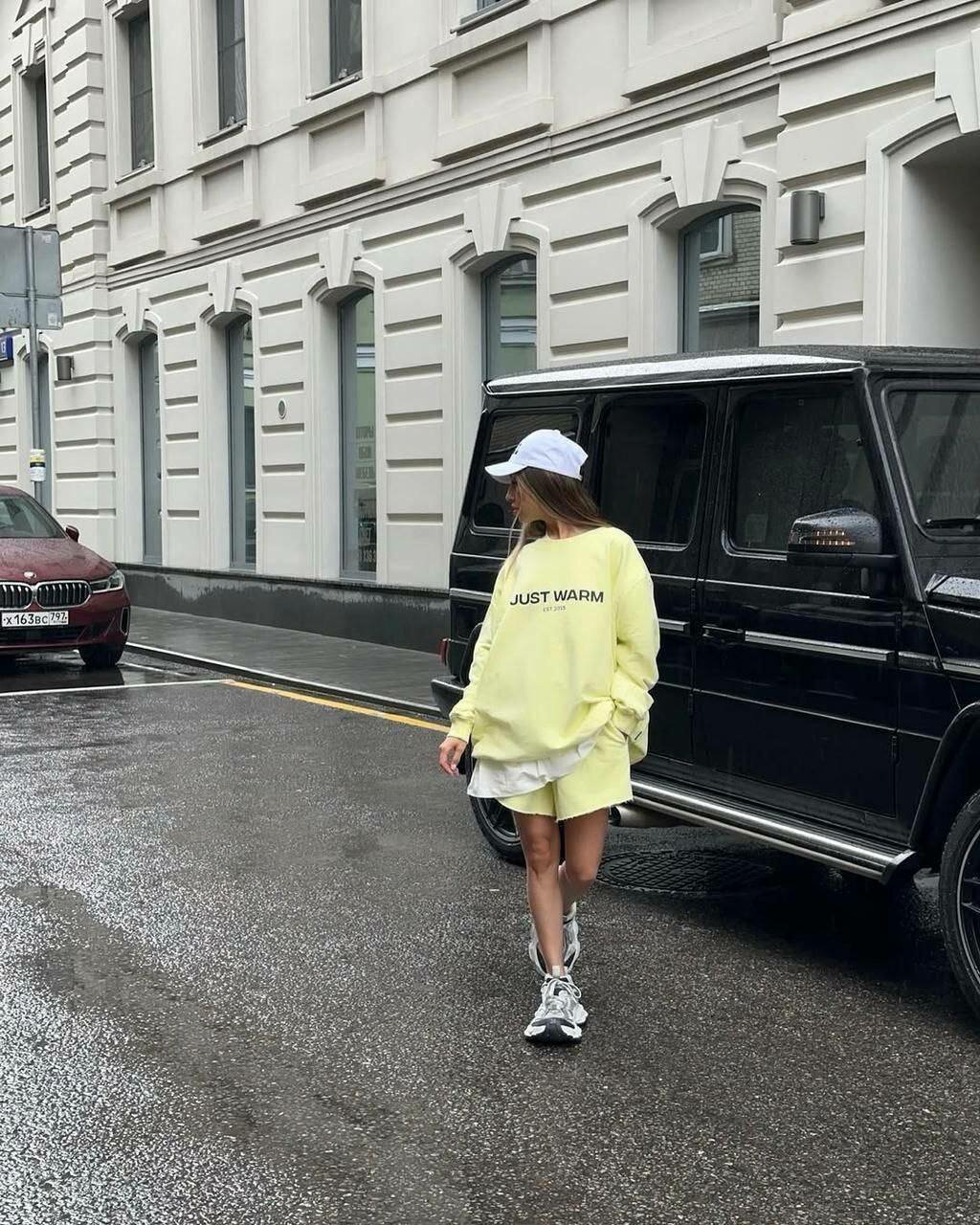 Комплект Женский летний, стильный, для фитнеса,спорта, повседневного использования