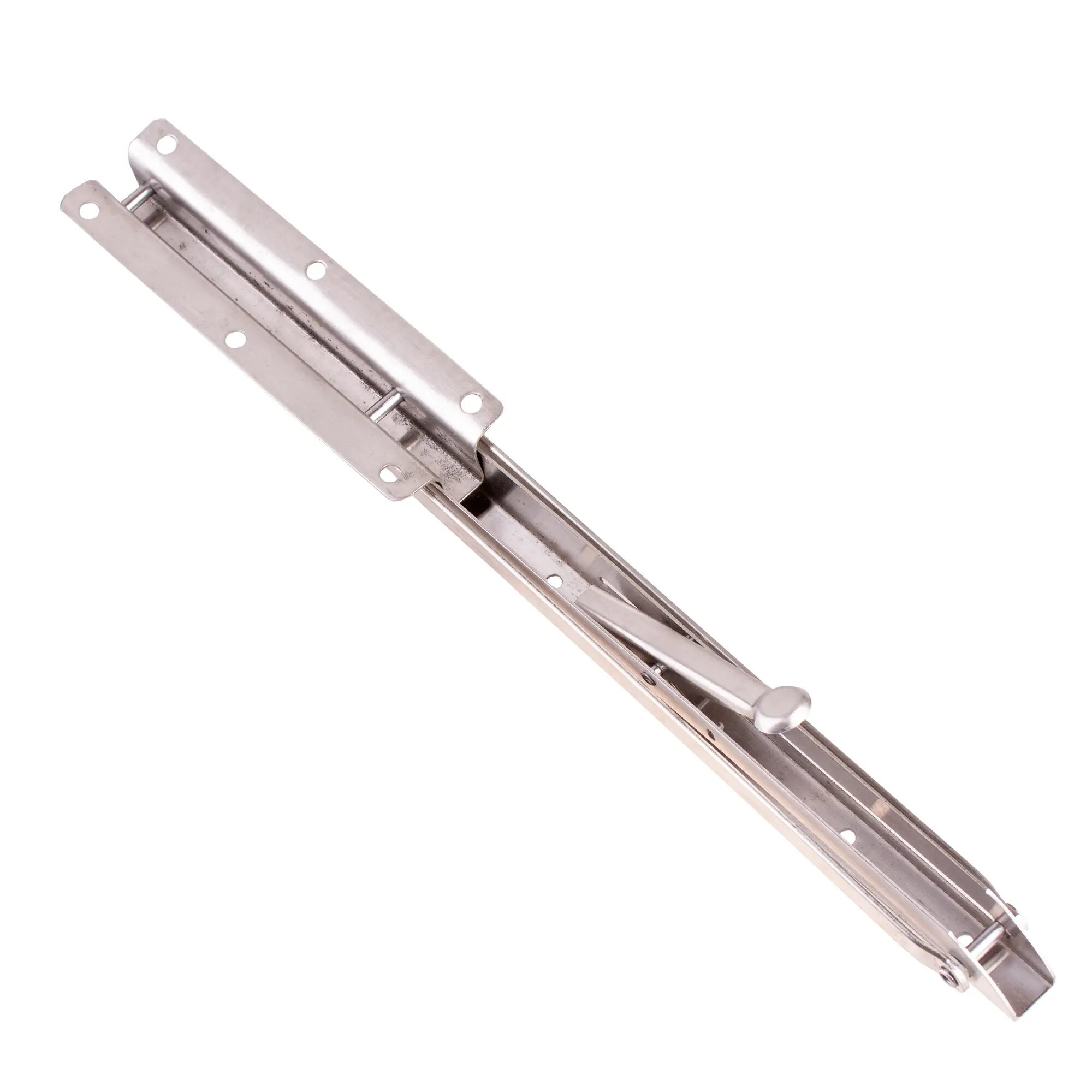 Опора крепежная для откидного стола 73 мм, высота 400x150 мм, хромированная сталь