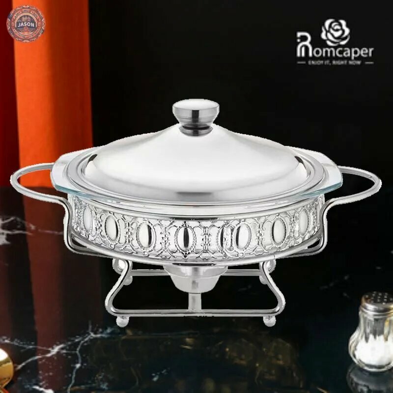 Мармит Regent "Folio", стекло/нержавеющая сталь, серебристый, 2л