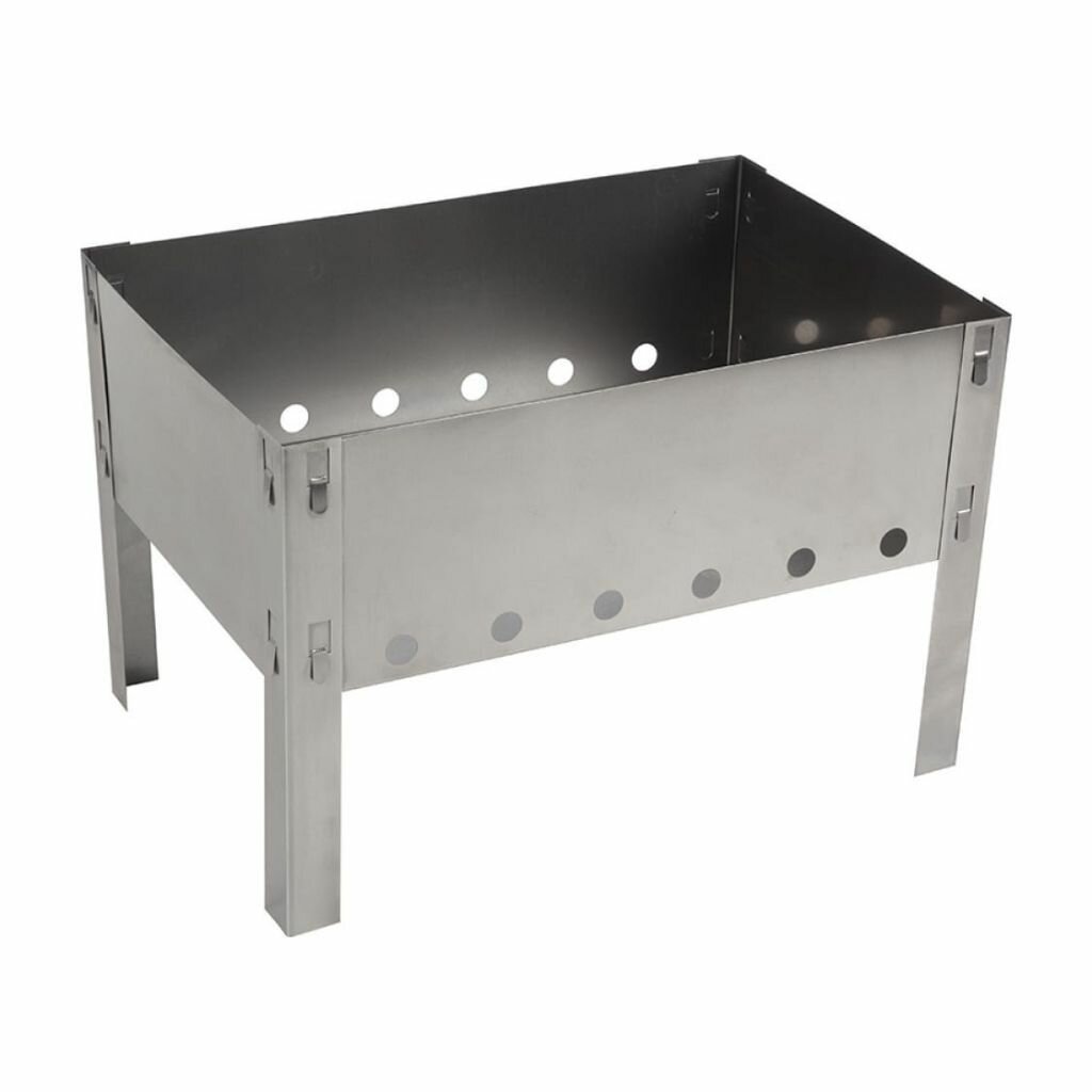 Мангал разборный Ecos 008478, стальной, 350x240x240 мм, переносной, для пикника