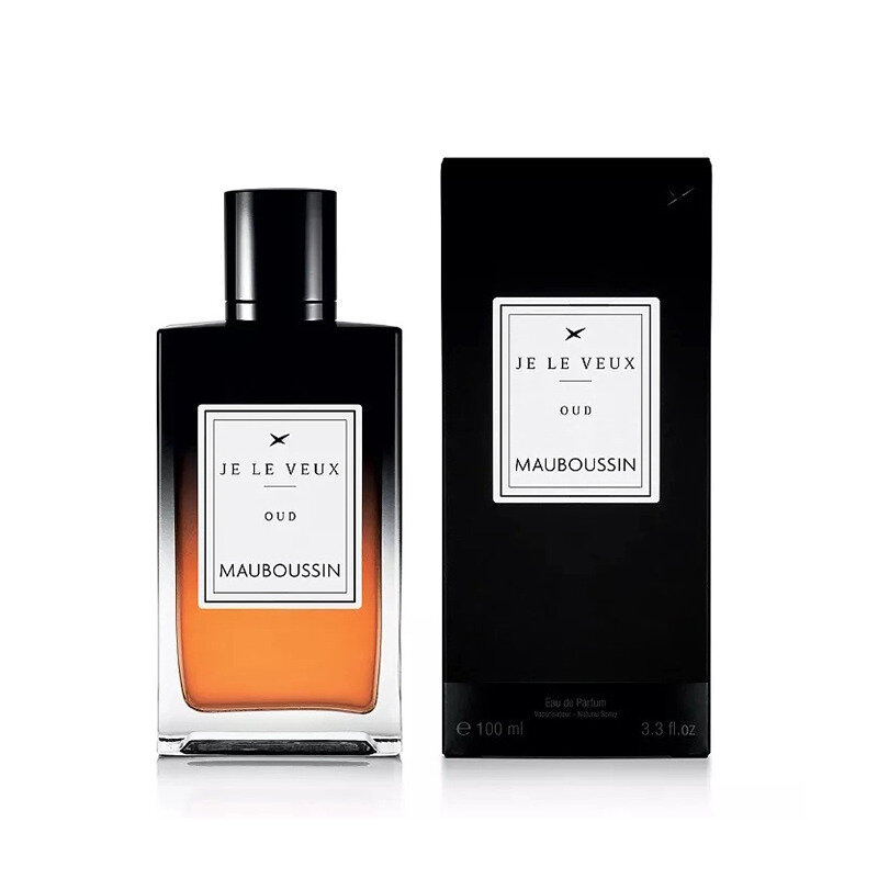Парфюмерная вода для женщин Mauboussin Je Le Veux Oud 100 мл / Духи Мабуссин Же Ле Ву Уд