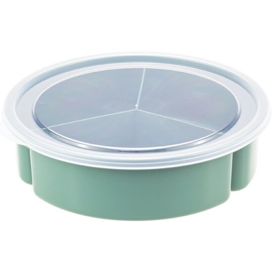 Менажница с крышкой Idea 3 секции (3*300мл) М 1124 Фисташковый