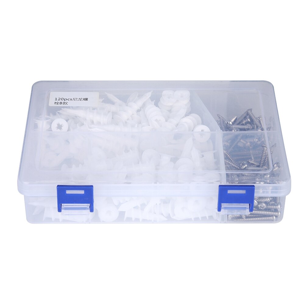 240 шт. расширительные анкеры, нейлоновый винт из нержавеющей стали 304, набор расширительных винтов