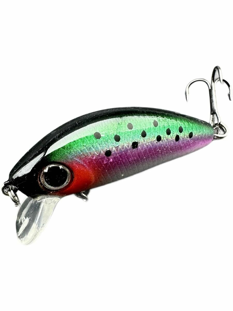 Воблер L-minnow для рыбалки минноу 44 мм 5 грамм для спиннинга, твичинга на окунь, щуку, голавль, форель, хариус/ юзури минноу