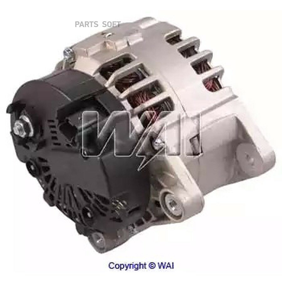 Генератор (новый) Opel Movano 2.5L Diesel (2001-On) Opel Vivaro 1.9L Diesel (2001-On) Renault Ma от официального дистрибьютора, WAI, артикул 23160N