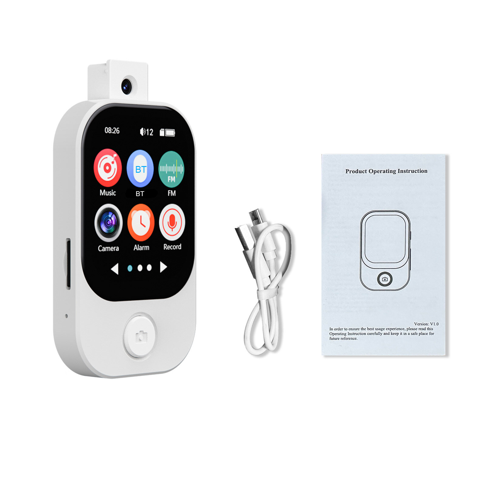 MP3 Music Player с камерой 2,01-дюймовой сенсорной металлической рамки портативной многофункции