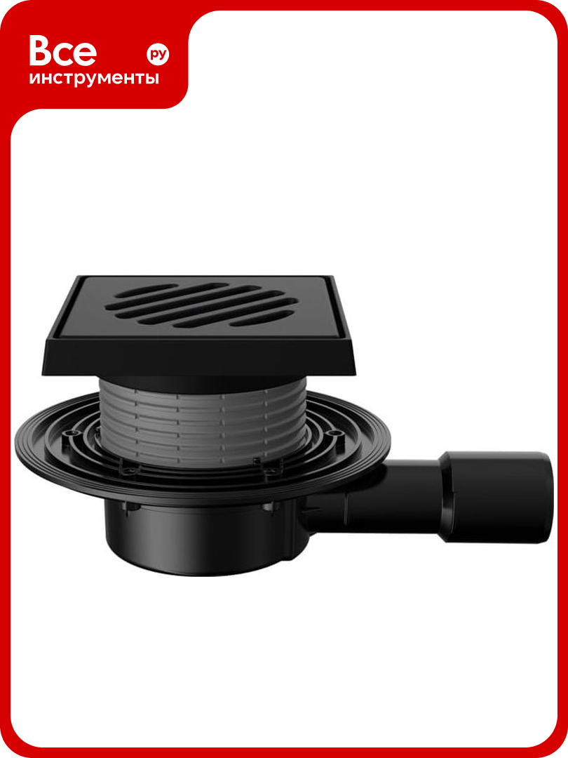 Трап Fachmann T 090.0 POsG с незамерзающим сифоном 04.155, для приема отведения канализационную сеть сточных вод