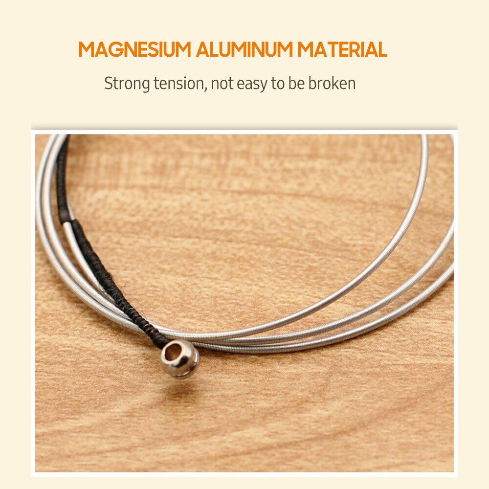 G-D-A-E скрипичные струны 4 шт набор для скрипок 3/4-4/4 магниевый алюминиевый обмотка универсальный полный набор скрипичных струн