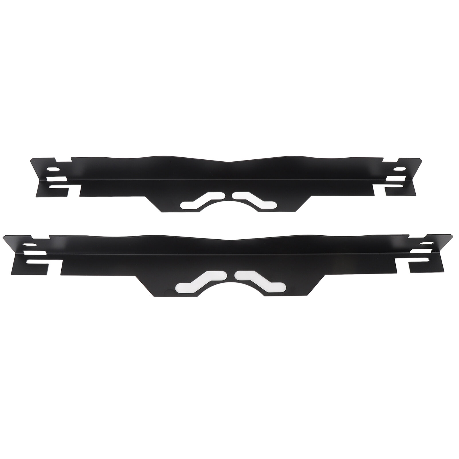 Пластины для инструментов для выравнивания схождения колес из нержавеющей стали. Точные измерения углов установки колес. Инструмент для выравнивания колес с подвесными отверстиями для легковых автомобилей, грузовиков, внедорожников, черный.