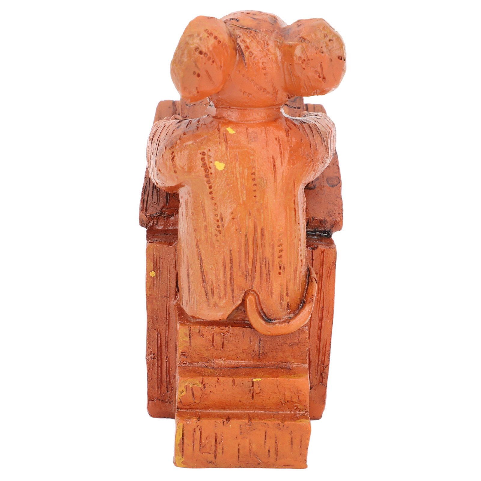 Статуя церковной мыши, которую легко чистить, коричневая смола, скульптура из смолы церковной мыши для дома