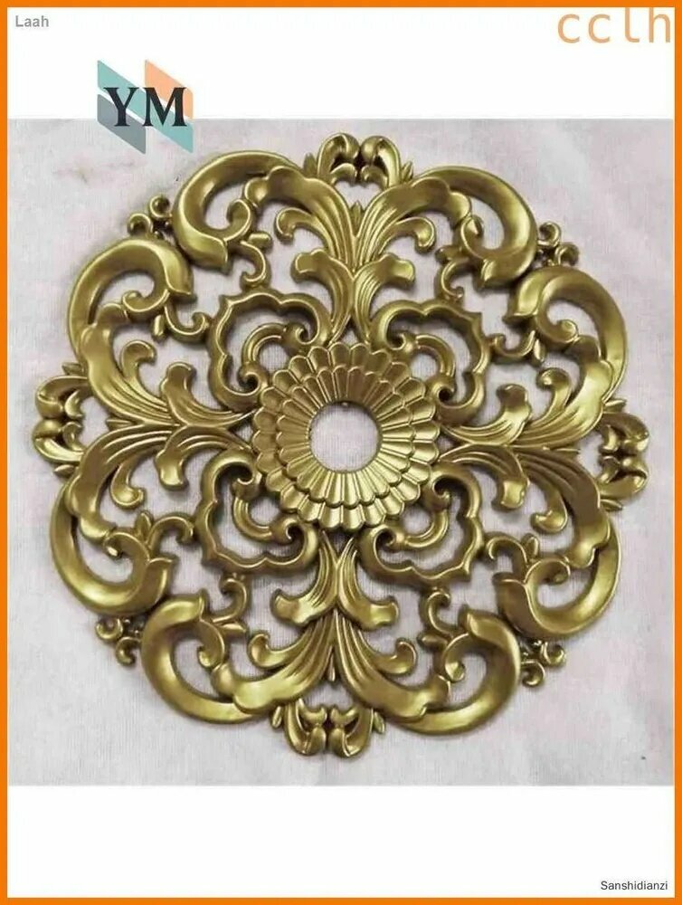 Новые продукты в октябреРозетка потолочная инжекционная под люстру/ Подходит для резных декораций на стенах/ мебели