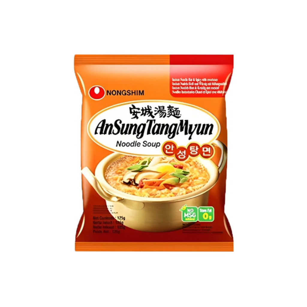 Лапша быстрого приготовления Nongshim AnSungTangMyun овощная 125 г, Южная Корея