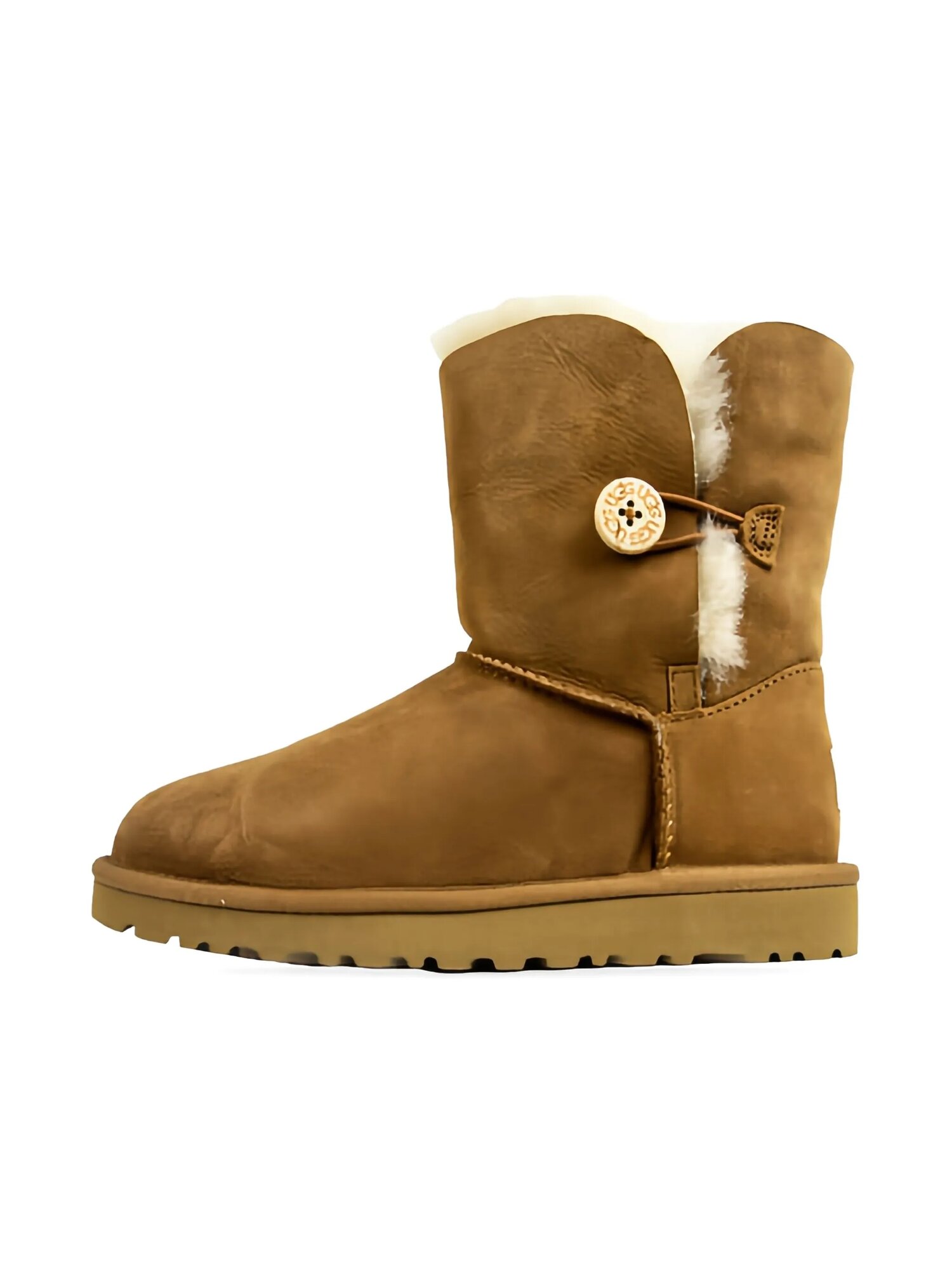 Ботинки UGG Bailey Button Chestnut, размер 6 US, коричневый — фото 1