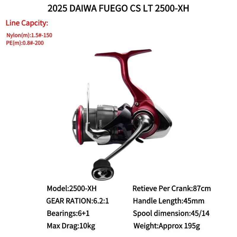 DAIWA FUEGO CS LT Спиннинговые катушки 2500-XH