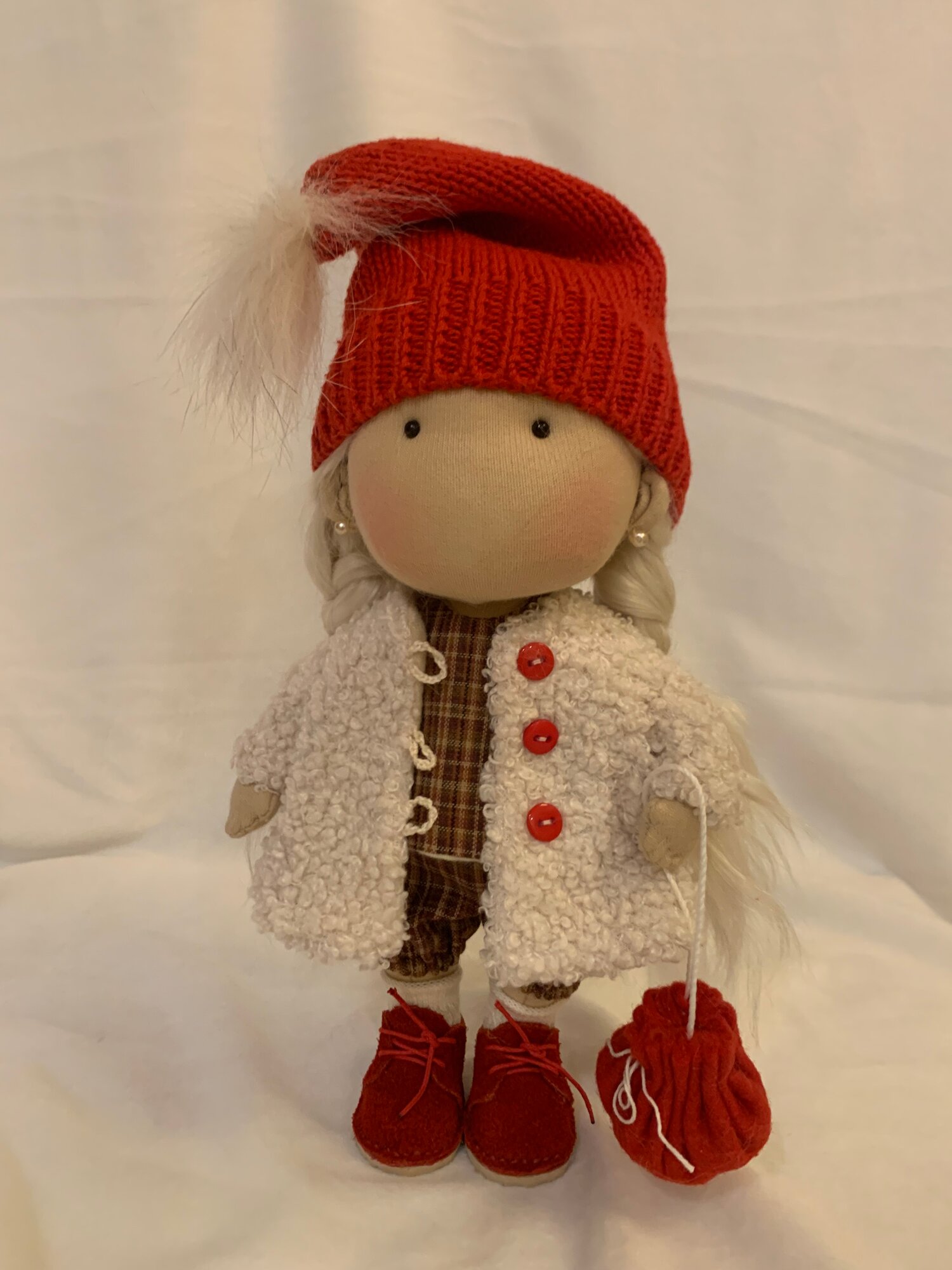 Интерьерная кукла ручной работы