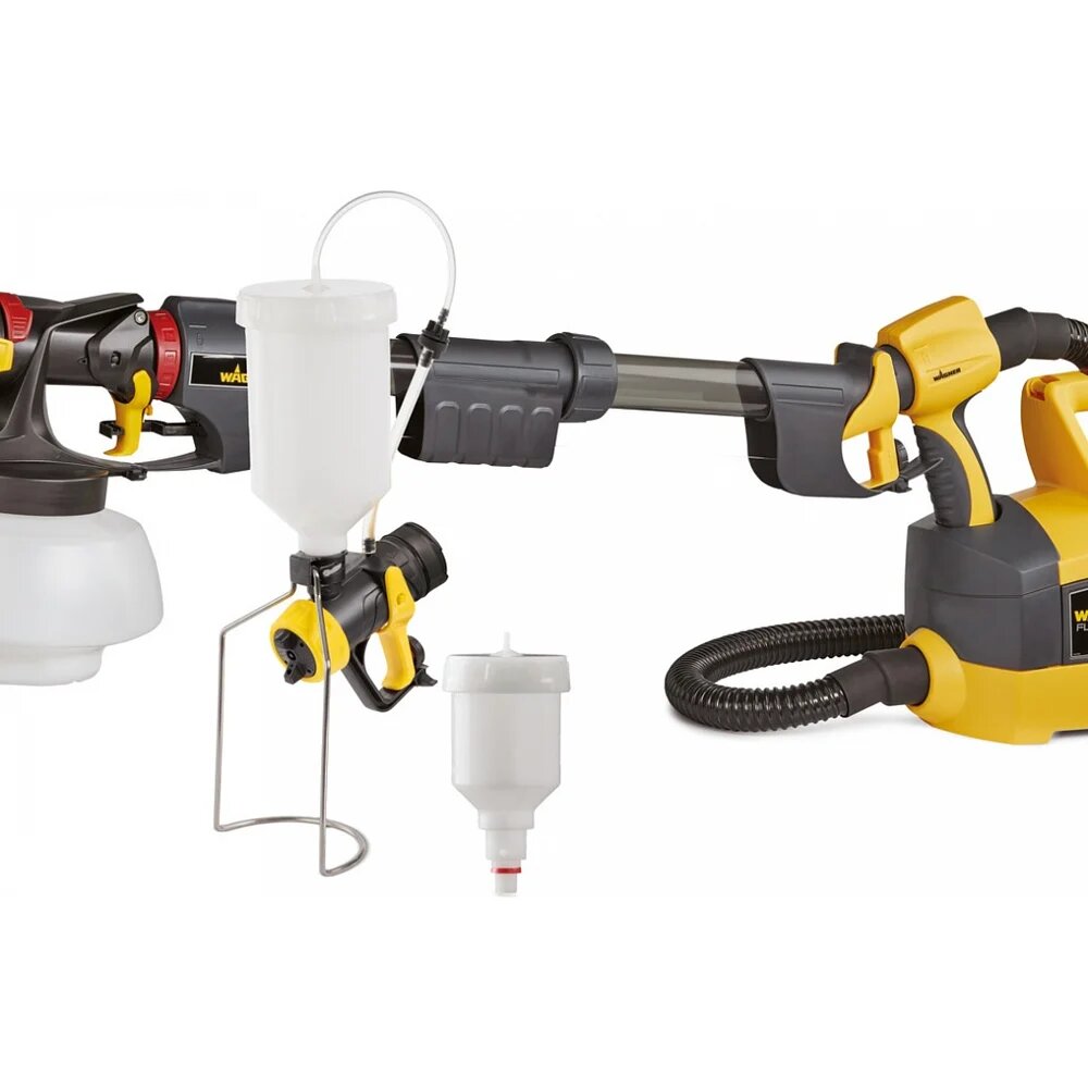 Краскораспылитель Wagner W 690 FLEXiO Extra Kit 2412558, 600мл, универсальное применение для латексных и эмалевых красок — фото 1