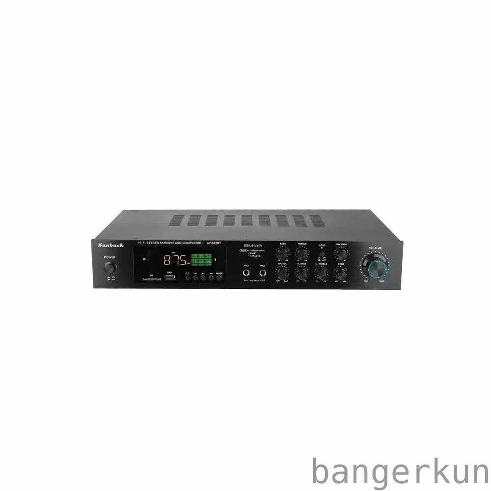 Пятиканальный усилитель звука Sunbuck AV-628BT / Усилитель мощности для колонок Bluetooth 5.0
