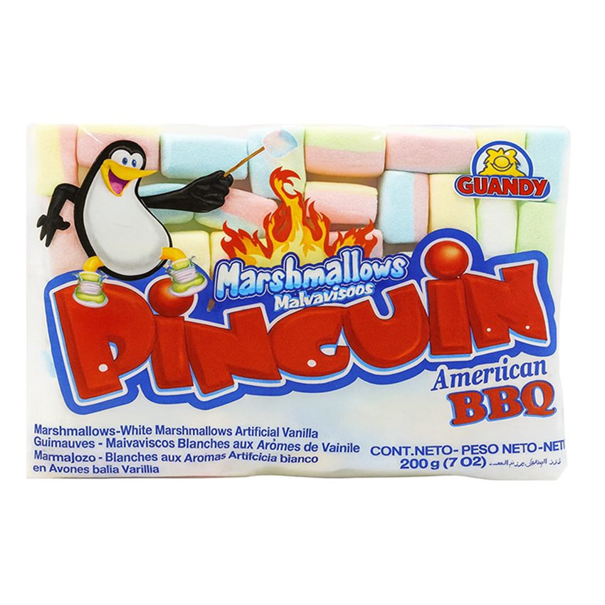 Guandy BBQ Маршмеллоу Пингвин Палочки дженга микс 200гр