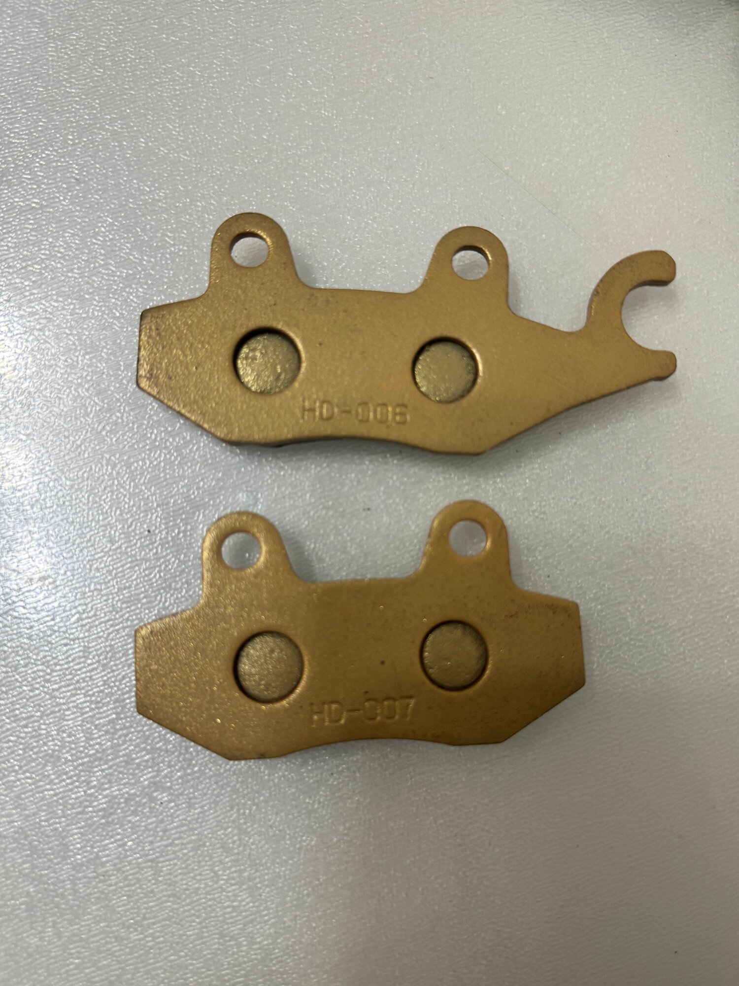 Тормозные колодки Sumahao RRF, для квадроцикла, сталь, диаметр 120 мм, цвет золотой