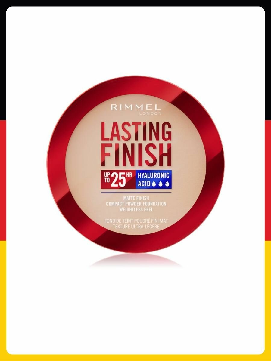 Пудра Rimmel Lasting Finish 25H Compact Powder SPF 20 002 Pearl, 7 г