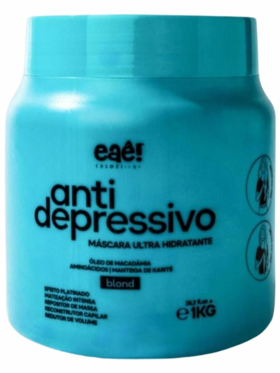 Ботокс для волос EAE Anti Depressivo Blond 1 кг восстановление, питание и нейтрализация желтизны