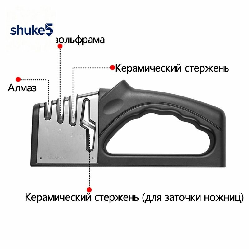Точилка для ножей, ножниц, 4 предм.