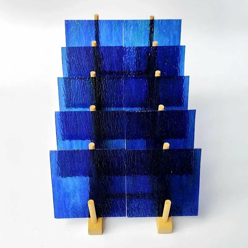 Набор витражного стекла 10 единиц 10 на10 см Мозаика Стекло