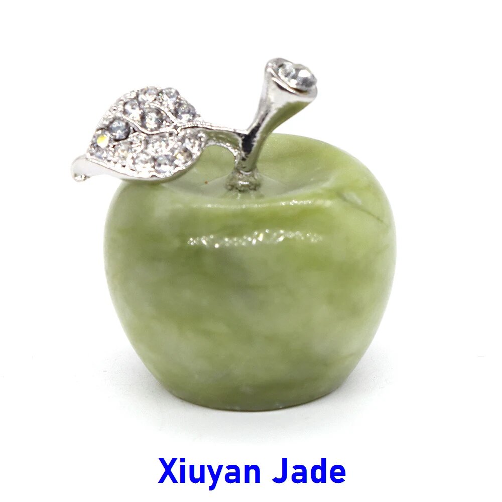 Статуэтка яблока из нефрита Xiuyan Jade, 1 шт