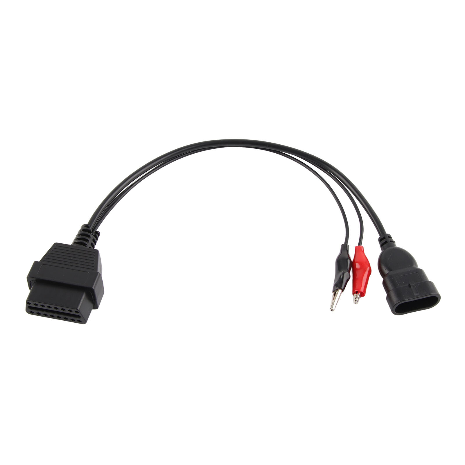 OBD2 Adapter Cable, 40cm/15.7in Length Flexible Diagnostic Cable for Car