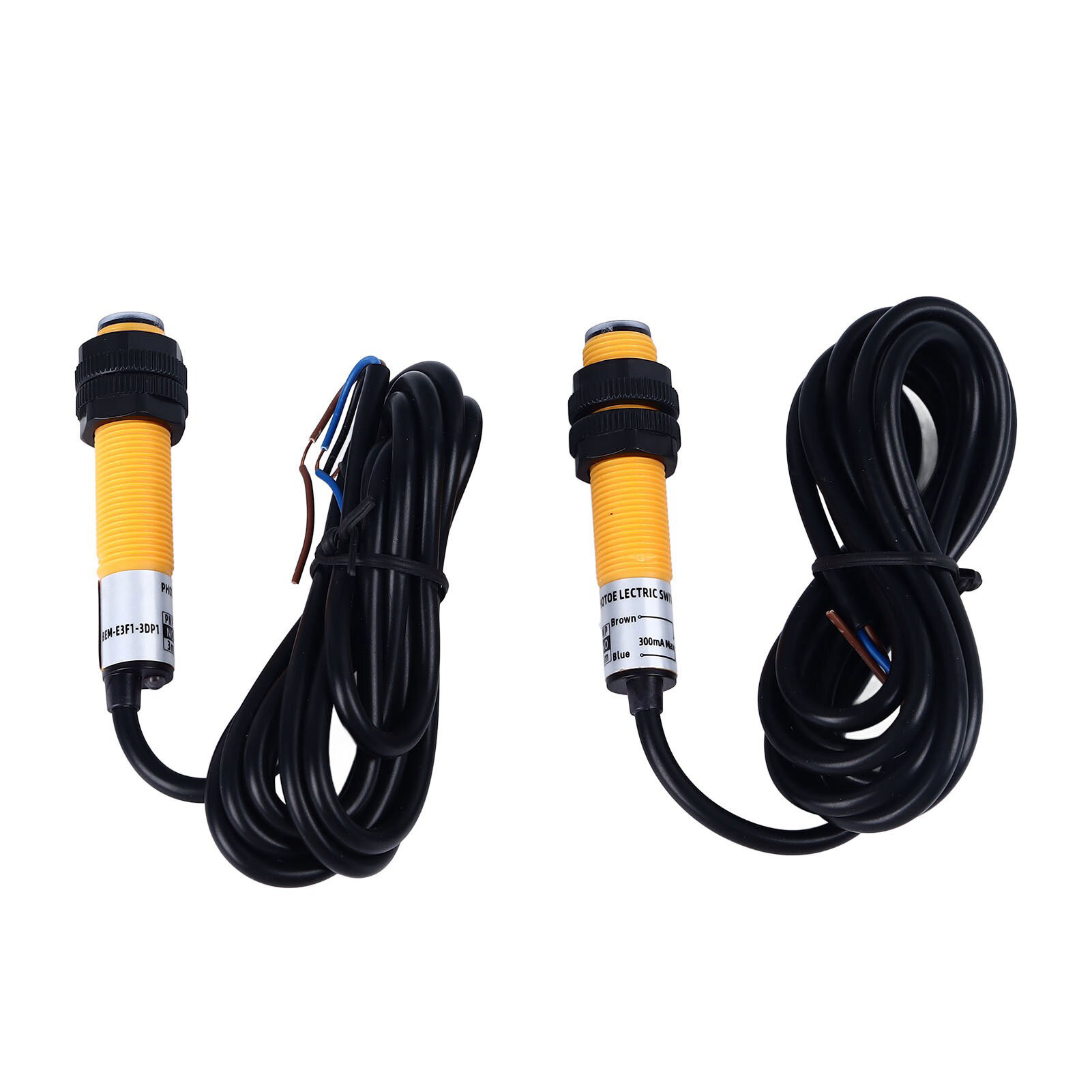 2 шт. M12 фотоэлектрический выключатель PNP DC нормально открытый быстродействующий индукционный датчик приближения со светодиодным индикатором