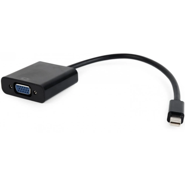Cablexpert Переходник miniDisplayPort - VGA, 20M/15F, длина 10см, черный, пакет (A-mDPM-VGAF-02)