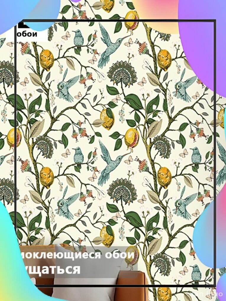 Эксклюзивные утолщенные обои с флористикой, обладающие влагозащитными свойствами