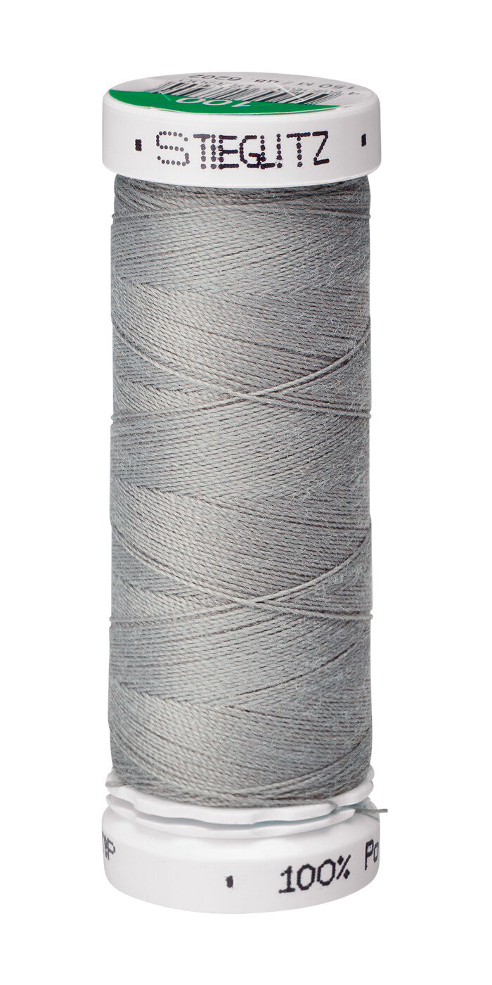 Нитки швейные Stieglitz50 70м, серый (6502)
