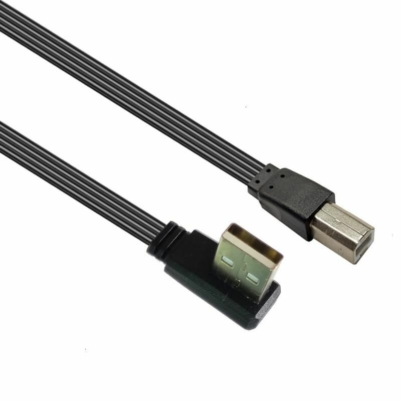 Кабель для передачи данных принтера USB-USB B flat-0,3 м-AMRI-BMST