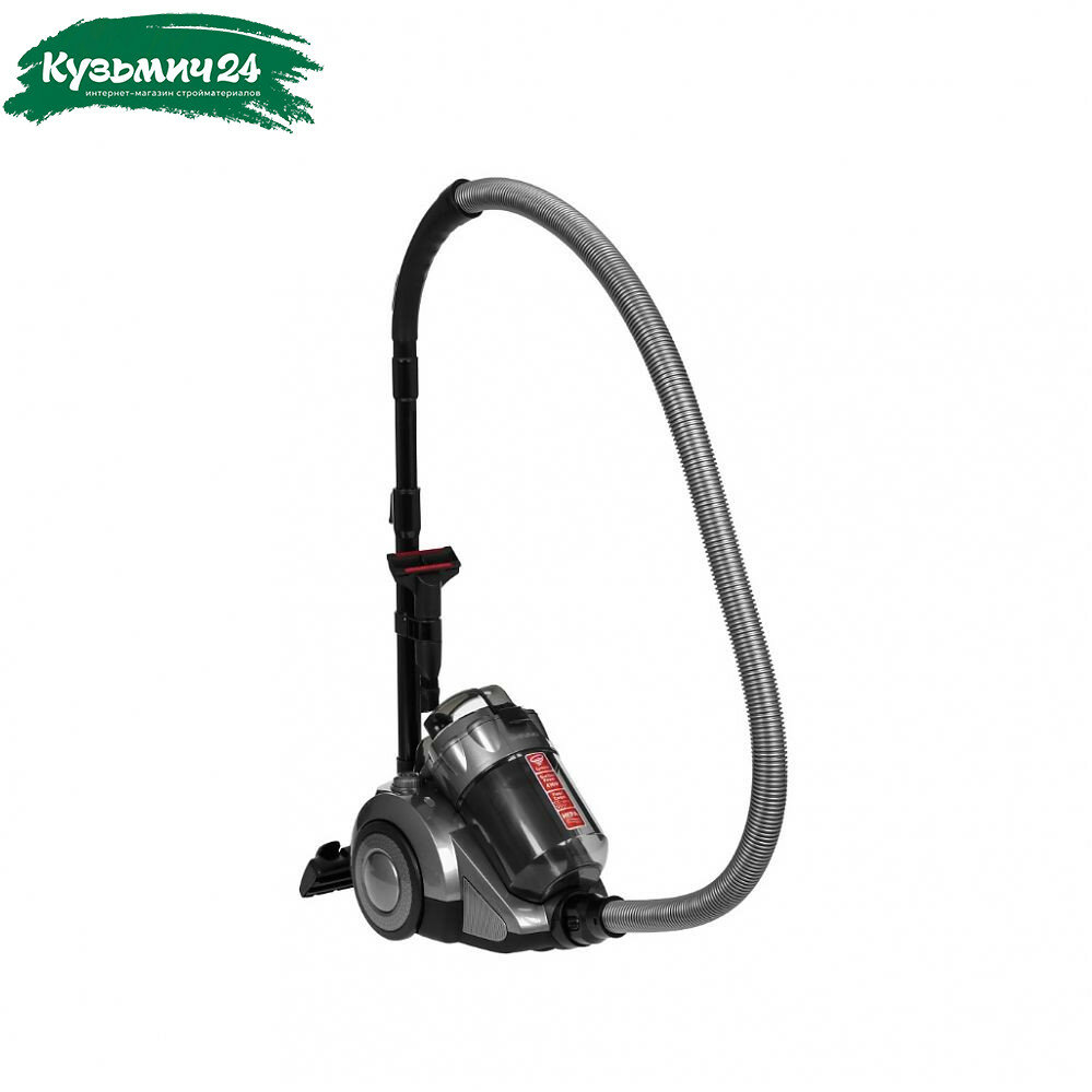 Пылесос Shivaki VCC 0220, серый, 2.5 л, всасывание 430 Вт, общая мощность 2000 Вт, 1 шт