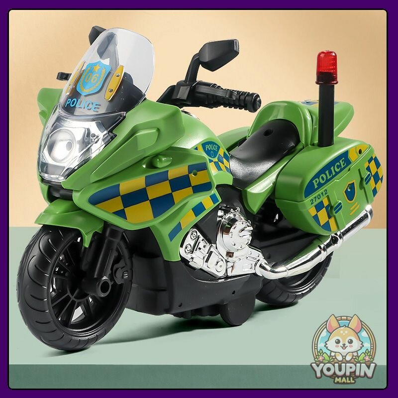 Мотоцикл - полицейский автомобиль с световым и звуковым эффектом для детей