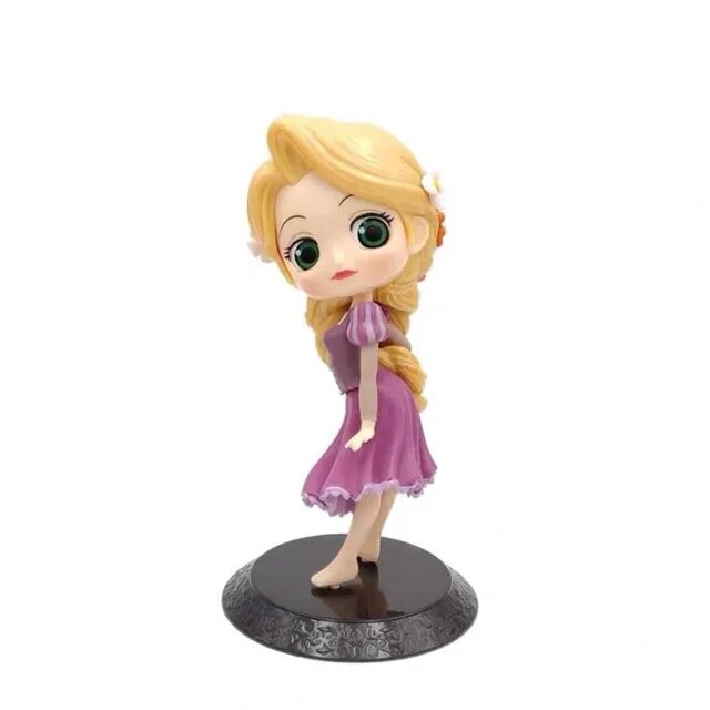 Фигурка Disney Q Posket Princesse Tangle Рапунцель Ариэль Эльза Русалочка Белла Фигурка игрушки Торт Машина Украшение Подарок на день рождения,