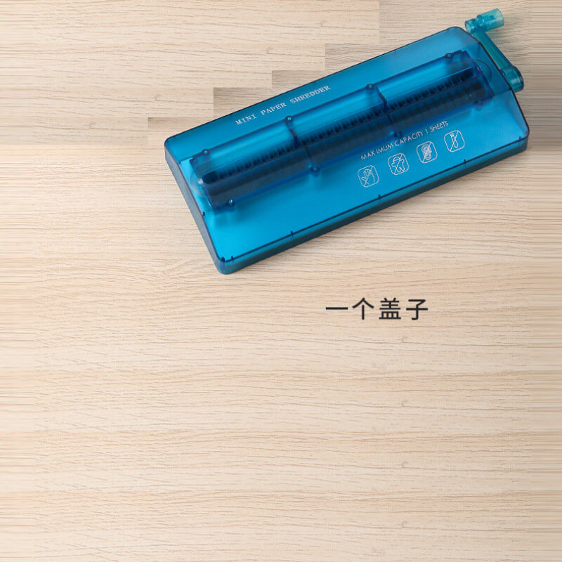 Ручной шредер для бумаги A4, мини-бытовой ручной шредер, маленький офисный настольный шредер для полосок