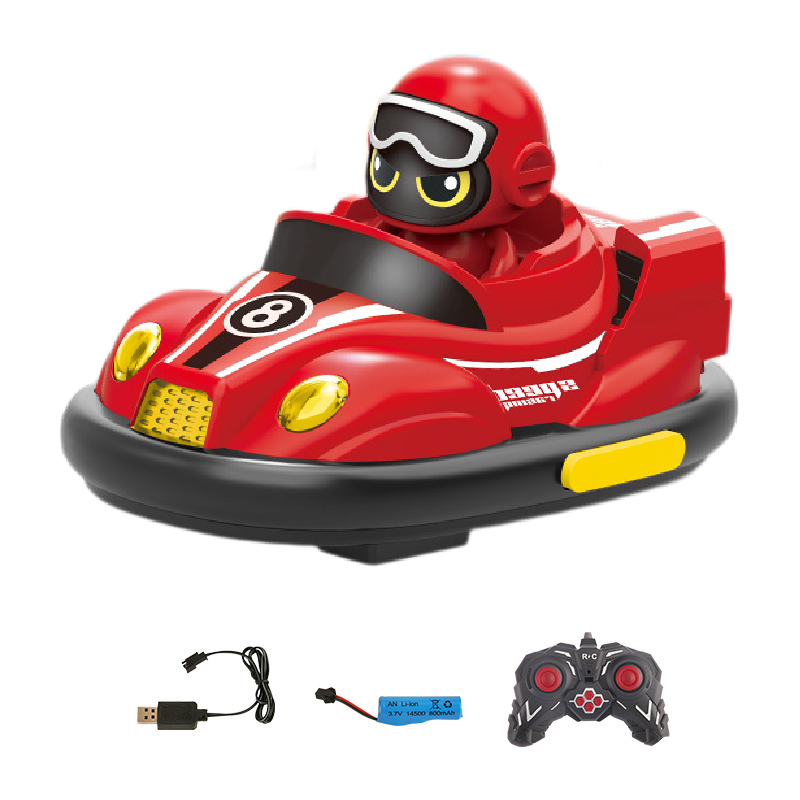 Игрушка машинка карт бумперная дрифт бои с дистанционным управлением вылет столкновение, 2.4GHz, для детей от 3 лет, пластик и электронные компоненты, цвет темно-синий/жгучий красный, размер корпуса 20.5см длина 12.5см ширина 11.6см высота, размер пульта