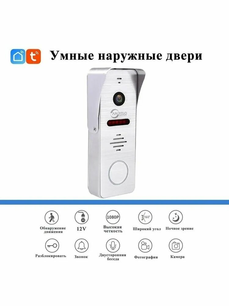Интеллектуальная домашняя безопасность, беспроводной видимый звонок с камеры IP65