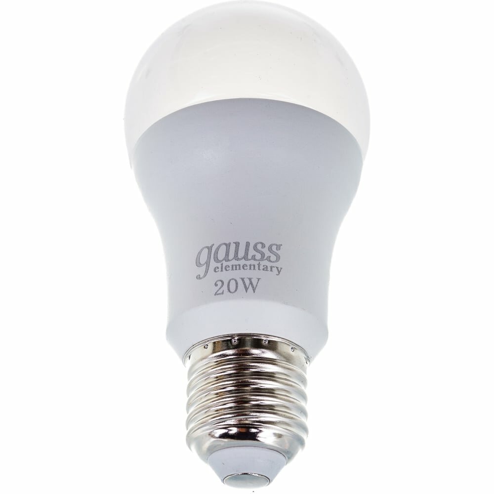 Лампа Gauss LED Elementary A60 20W E27 6500K