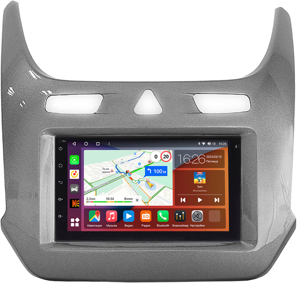 Штатная магнитола Chevrolet Cobalt 2 2011-2024 Canbox Logic-i3 5720-RP-11-715-210 Android 11 (4G-SIM, 4/64, DSP, QLed, 360) (173х98)