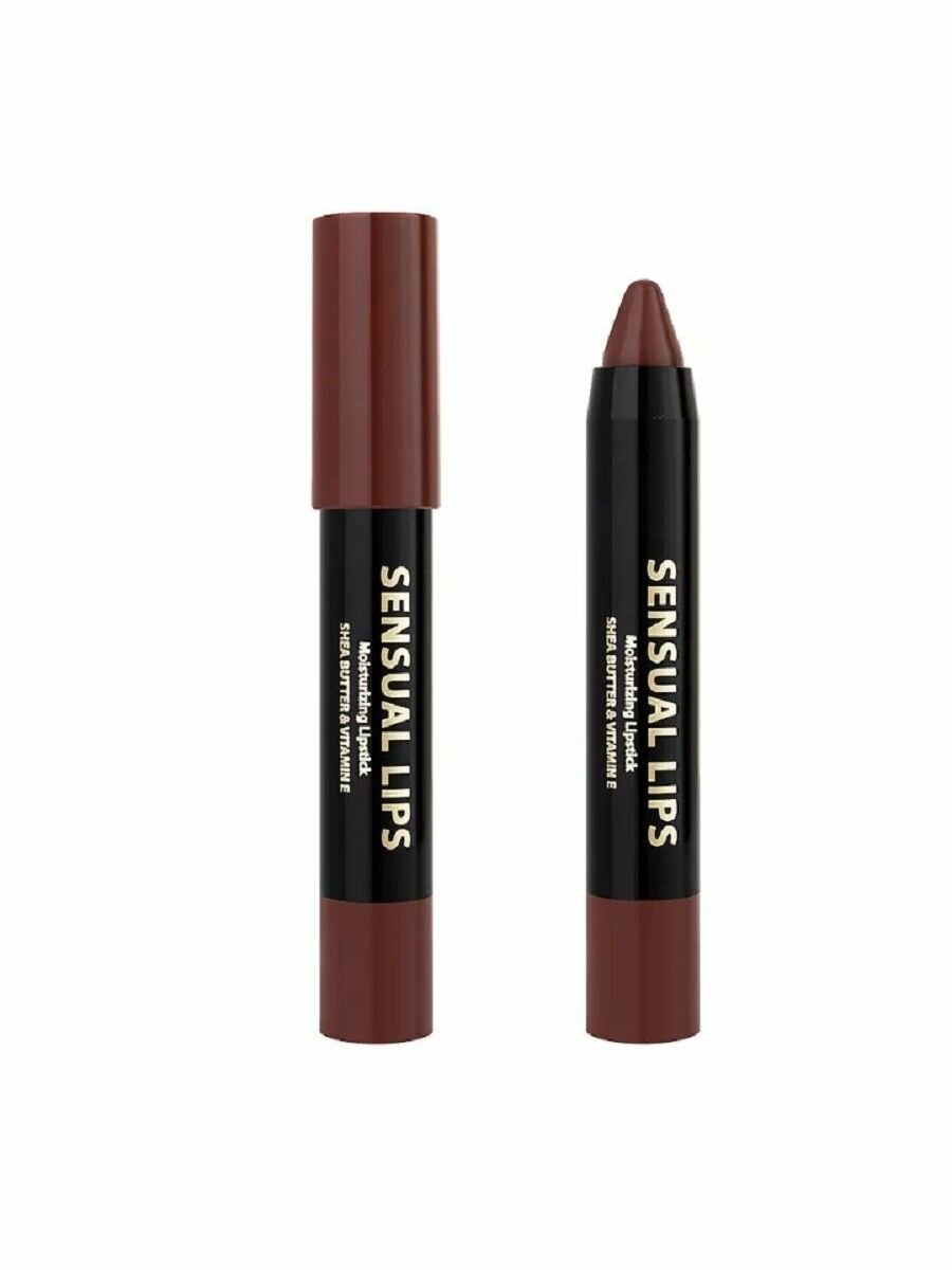 Лэтуаль Увлажняющая помада-стик для губ с маслом Ши и витамином E SENSUAL LIPS, № 105, 3.5 г