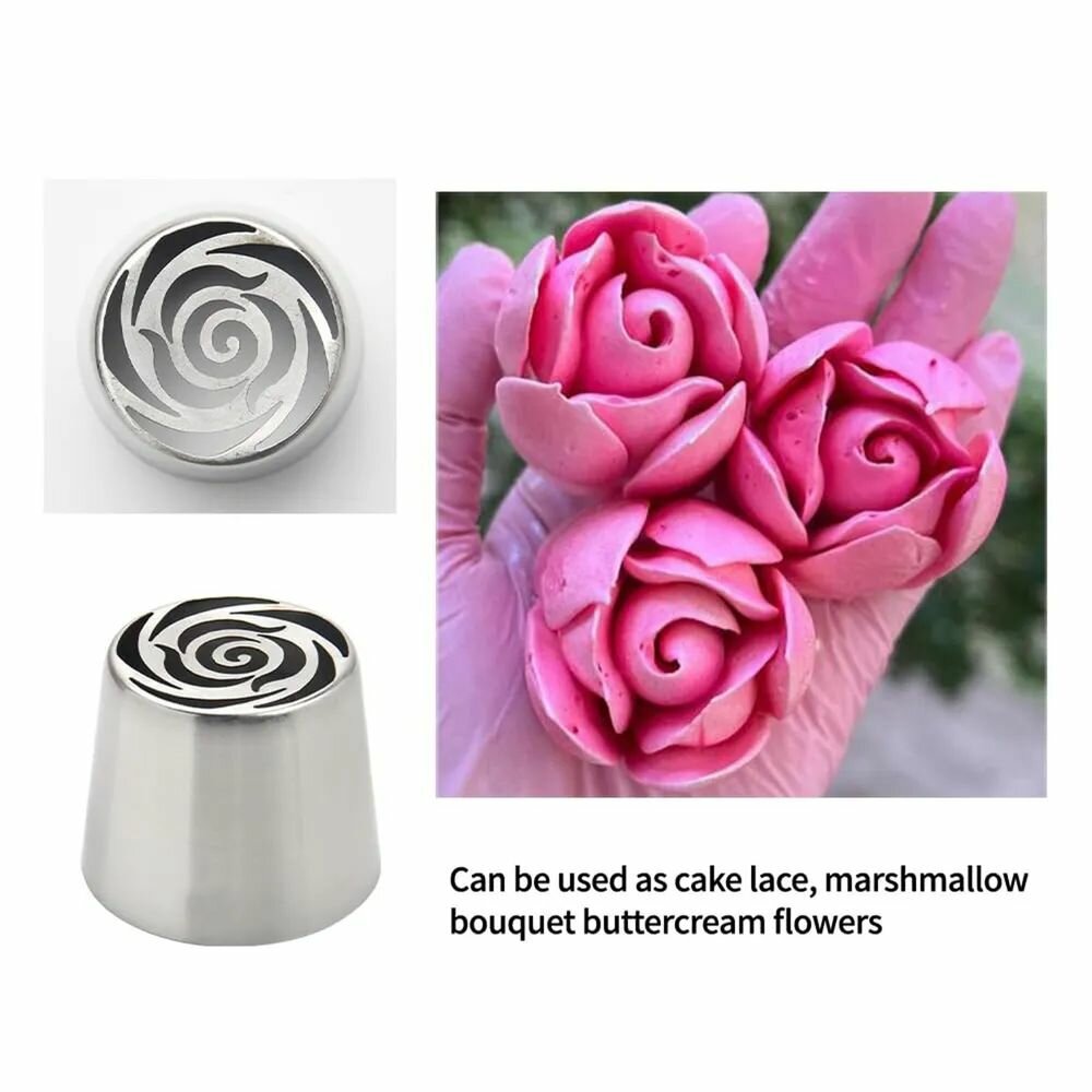 Насадка для кондитерского мешка, насадок: 1 шт, мешков: 1 шт