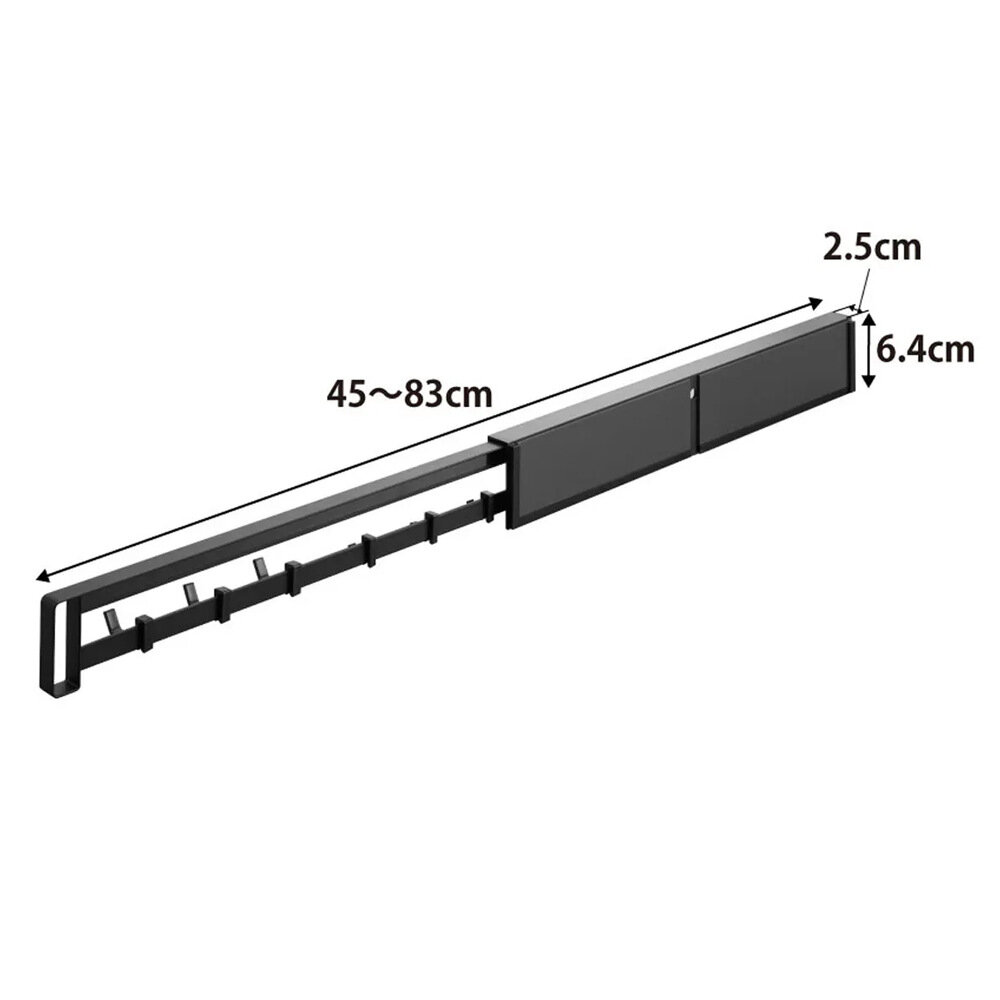 Расширяемые крючки для зазоров, без сверления, стеллаж для хранения в кухонном шкафу, боковой подвесной выдвижной магнитный стеллаж для холодильника