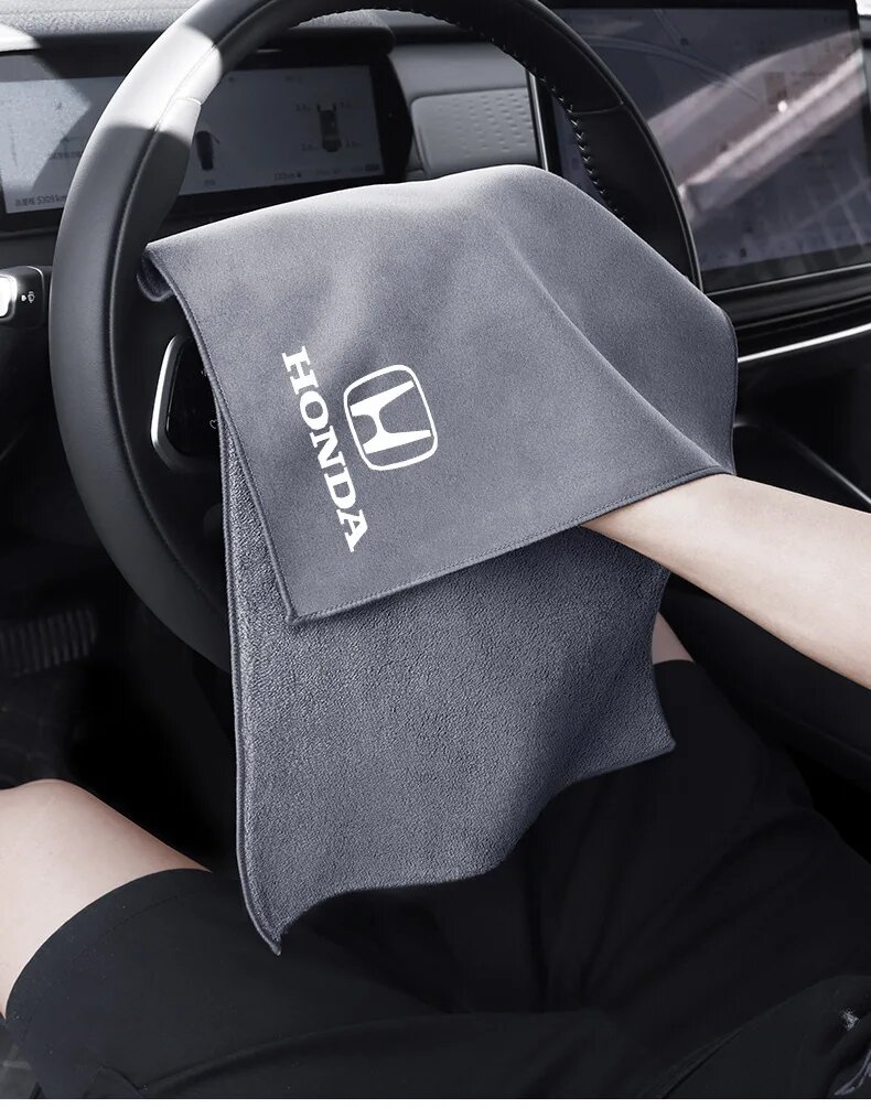 Автомобильное полотенце, тряпка, наклейка, аксессуары для Honda Civic FIT Accord Prelude CRV 5th Mugen City CRZ CRX Jazz HRV Pilot Odyssey